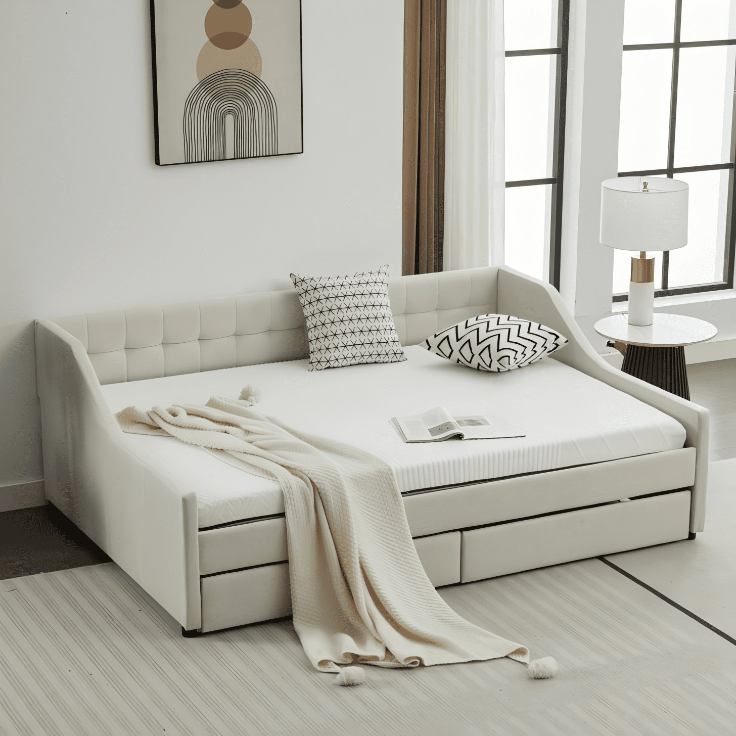George Oliver Space-Saving Full Size Convertible Daybed: LifeSky ...