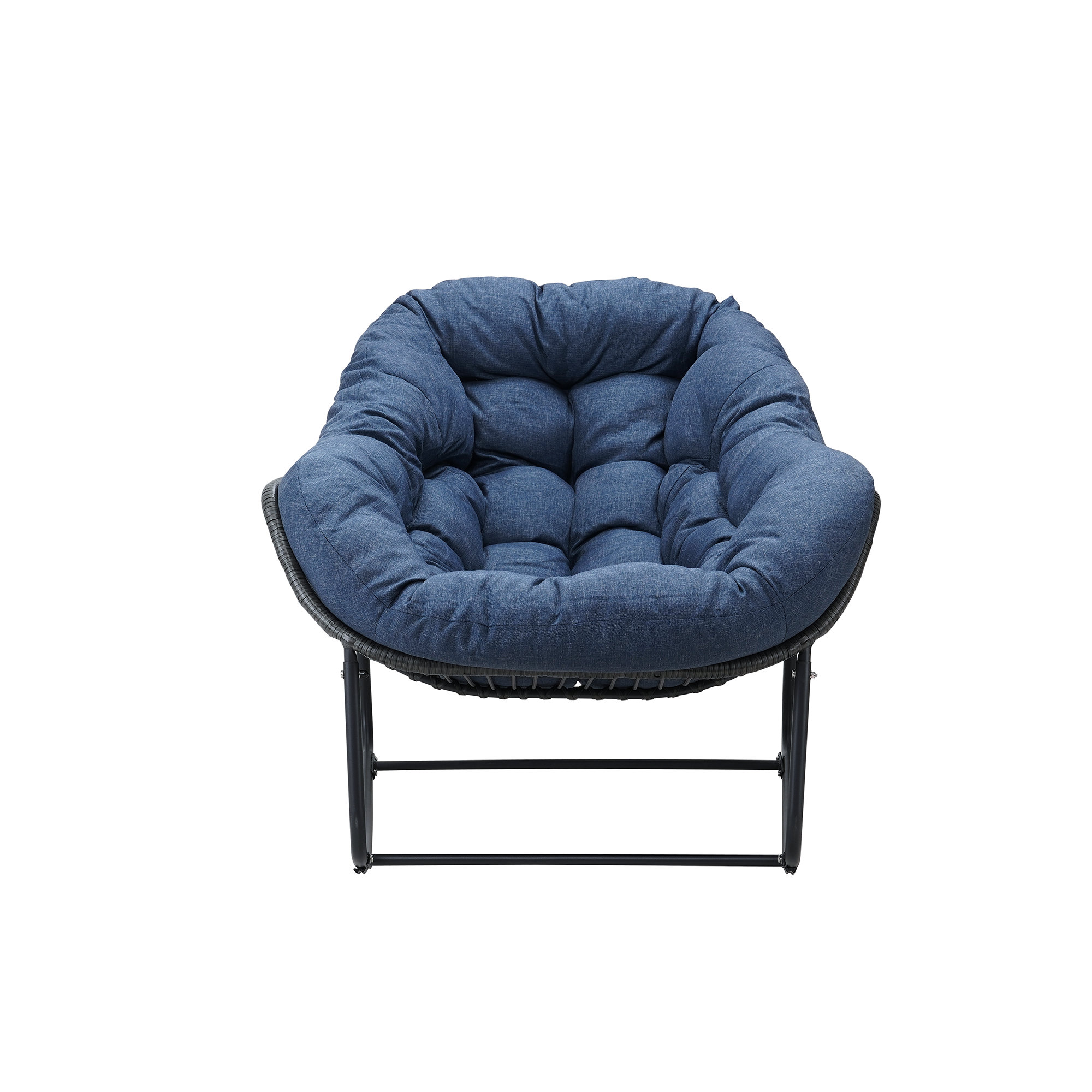 Latitude Run® Keylli Indoor/Outdoor Metal Chair Rattan Rope Club Chairs ...