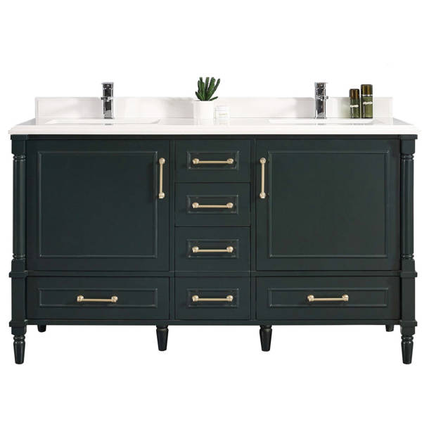 Mercer41 Flavell 48'' Single Bathroom Vanity with Marble Top | Wayfair