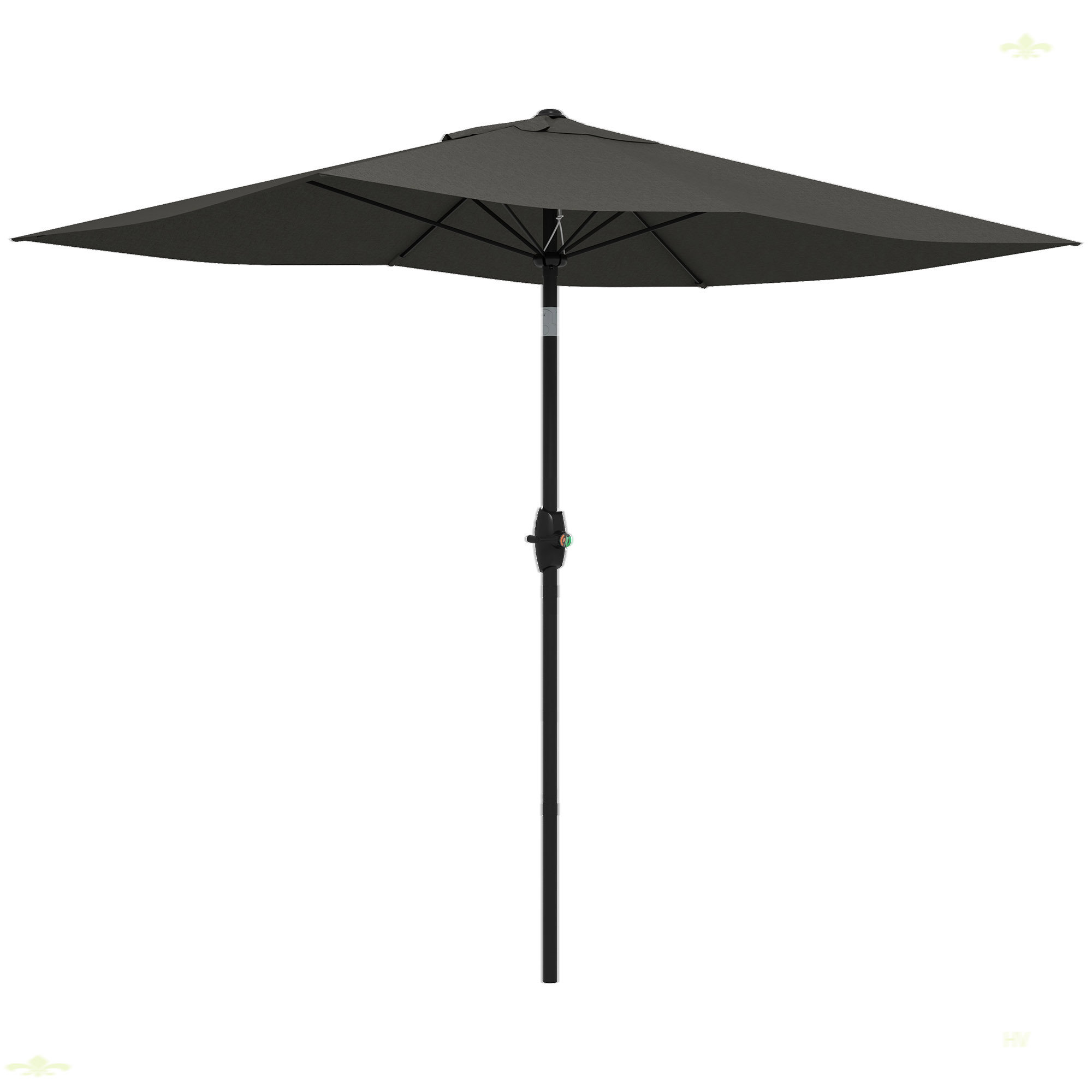 Latitude Run® Parasol de table rectangulaire pour l'extérieur - Wayfair ...