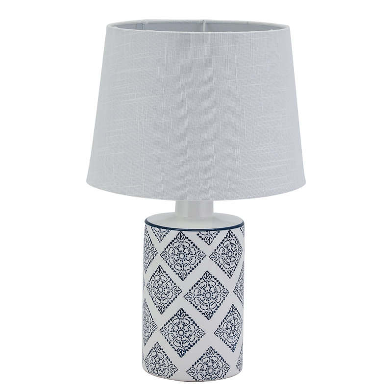 ClassicLiving Collegeville 44cm Blue/white Table Lamp | Wayfair.co.uk