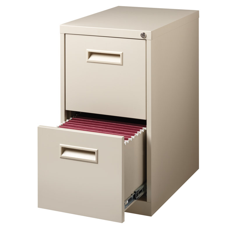 CommClad 15'' Wide 2 -Drawer Mobile Steel File Cabinet & Reviews | Wayfair