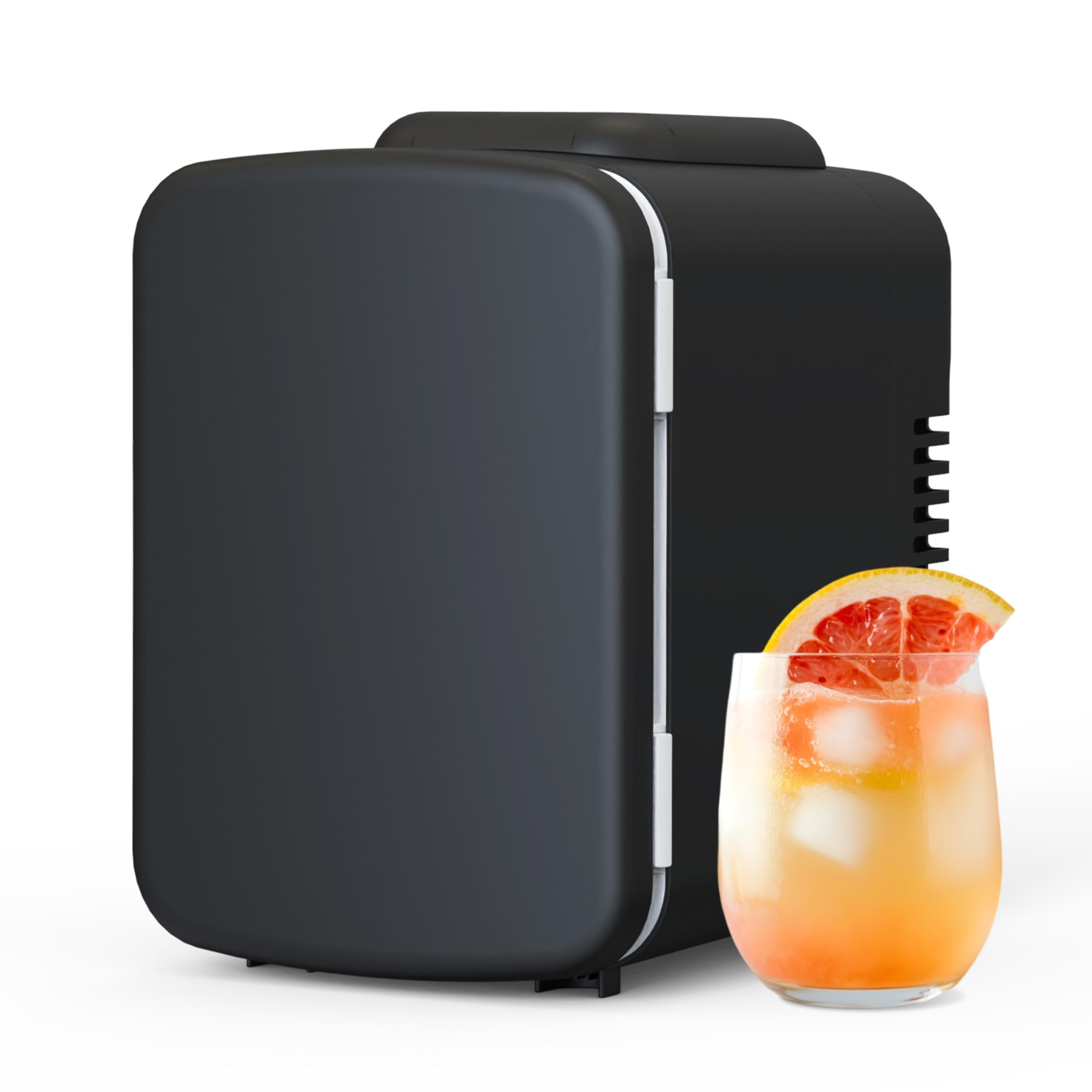 MIBOPA 4L/6 Can Portable Cooler & Warmer Freon-Free Small Refrigerator ...