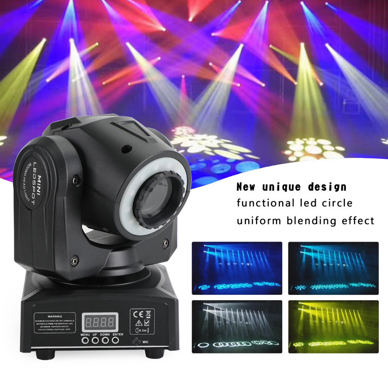 The Holiday Aisle® 100W RGBW LED Beam Gobo Spot Light Moving Head Stage ...