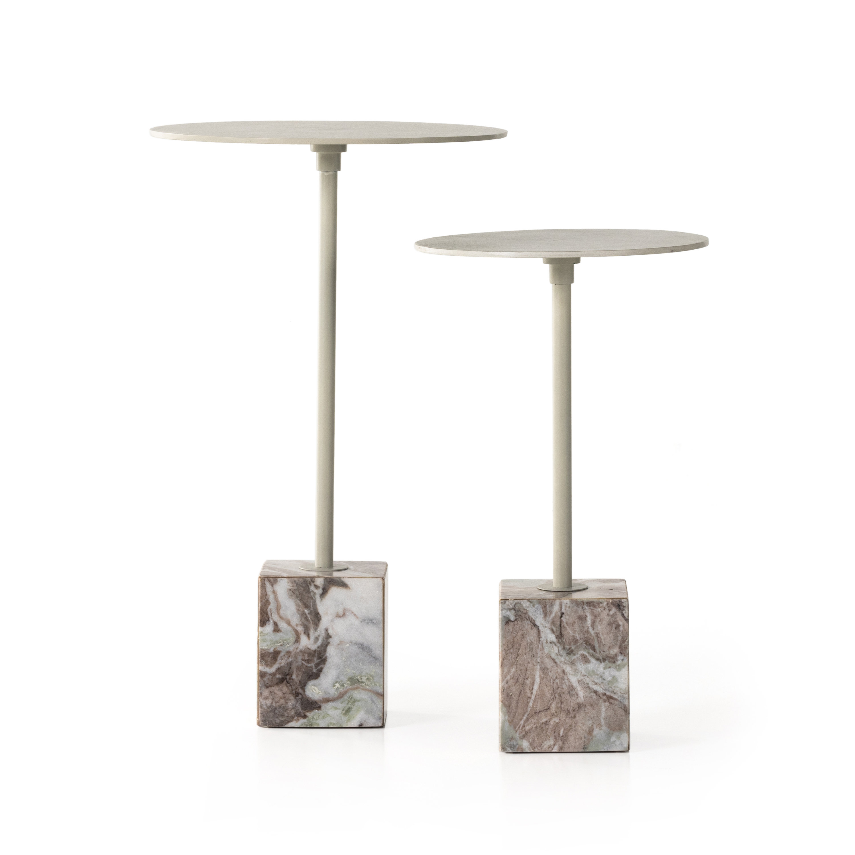 AllModern Sera Pedestal Nesting Tables | Wayfair