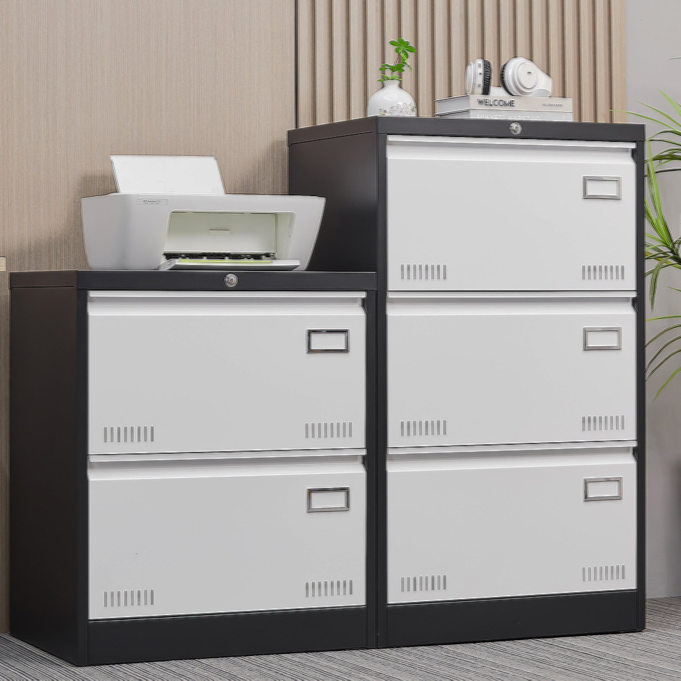 Wrought Studio Drawer Metal Lateral File Cabinet With Lock,Office ...