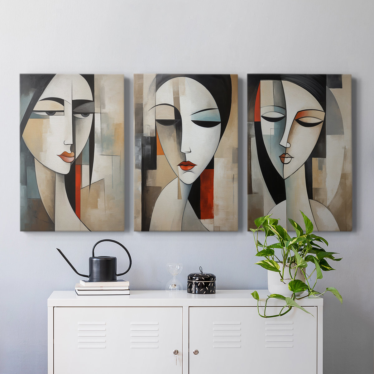 House of Hampton® Feminine Series XXXII -Premium Gallery Wrapped Canvas Set -Ready to Hang | Wayfair
