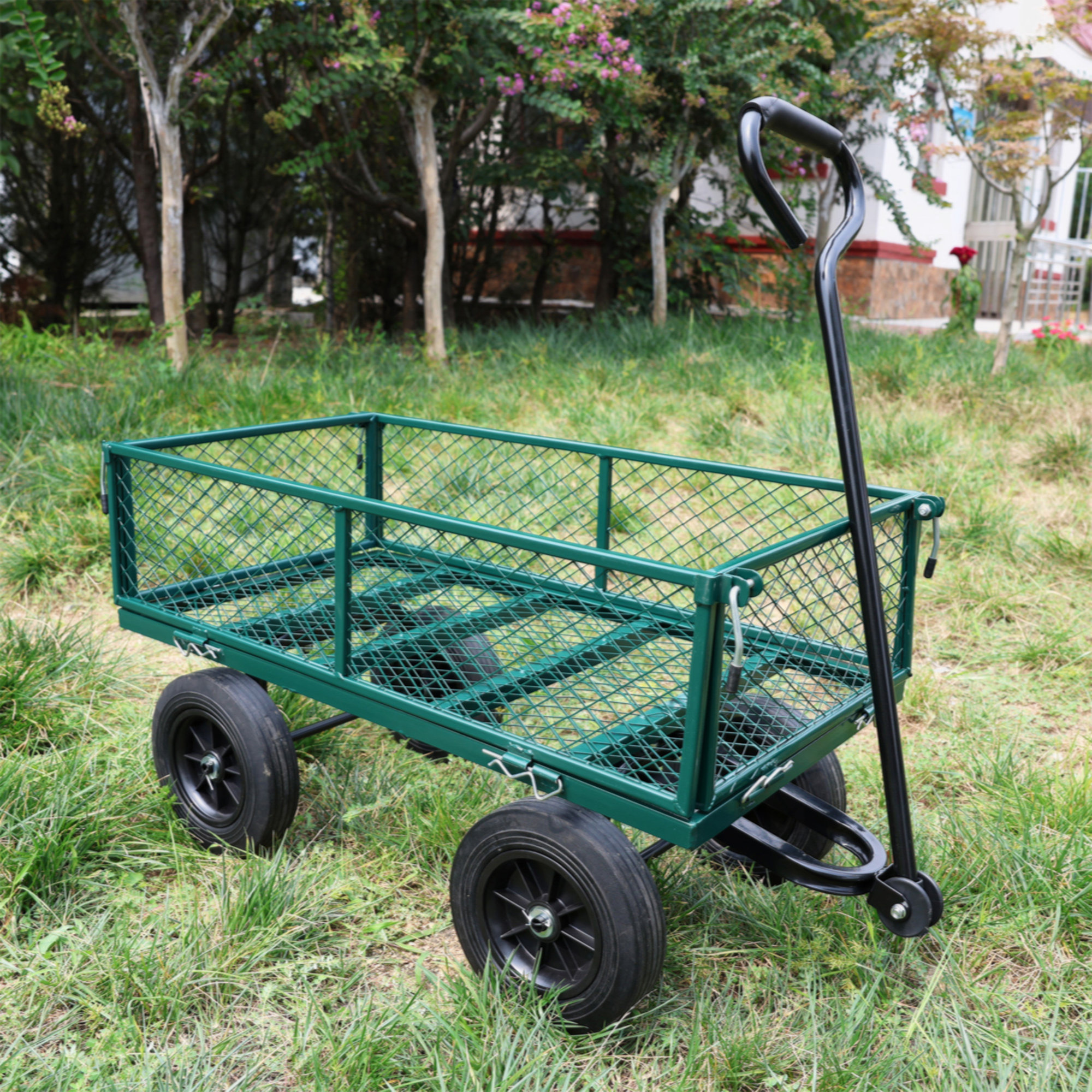 Go Peak Track Solid Wheels Wagon Cart) Solid Wheels Tools Cart Wagon ...