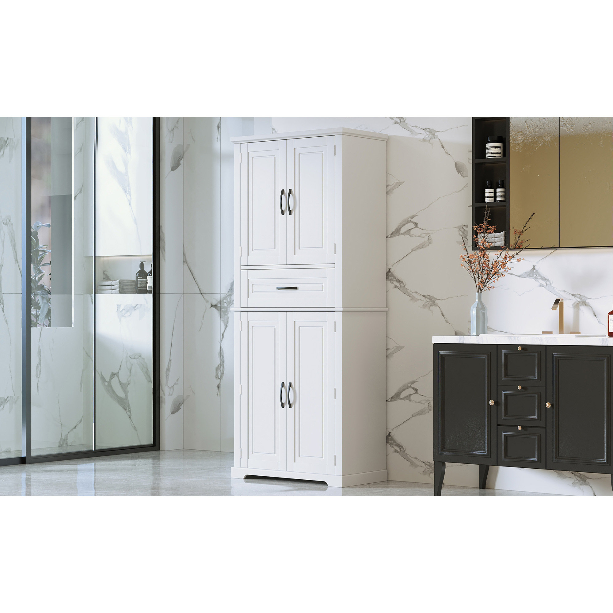 Gracie Oaks Multi-Functional Storage Cabinet | Wayfair