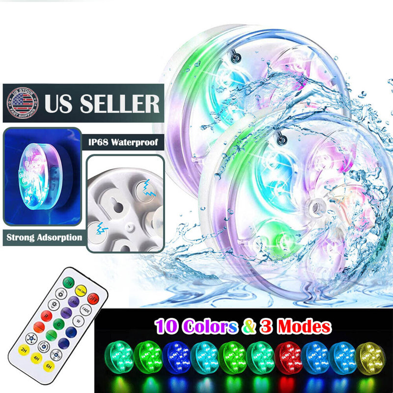 Ayamaya Swimming Pool LED RGB Lights & Fountains | Wayfair