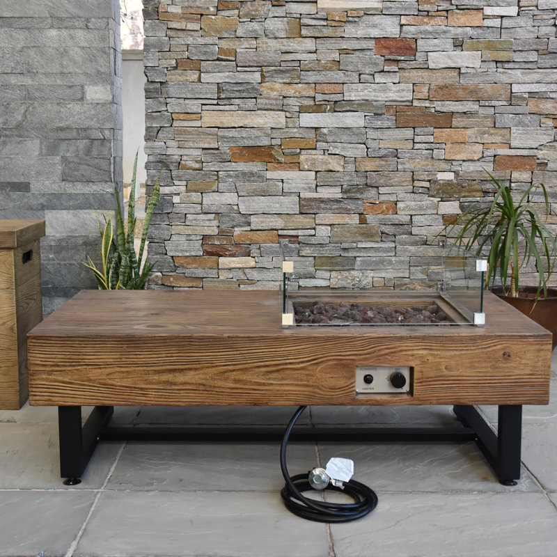 Elementi Naples Stainless Steel Fire Pit Table | Wayfair