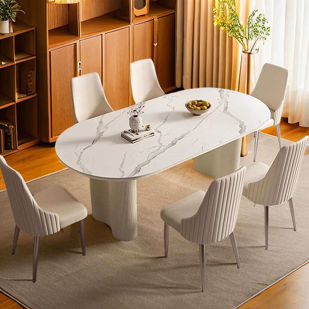 HOUZE Oval Restaurant Dining Set | Wayfair