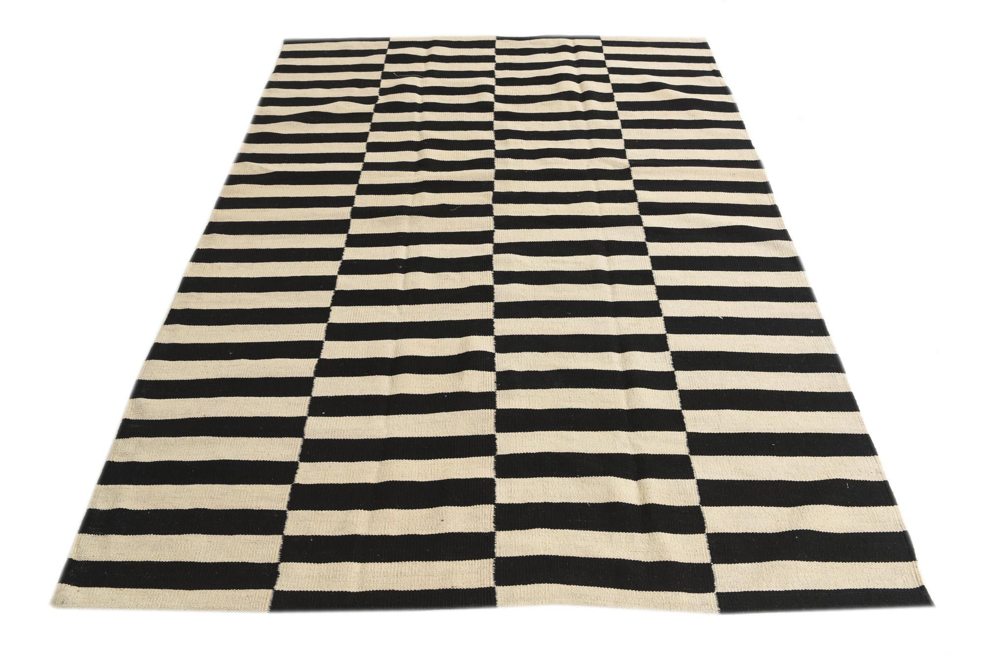 Wayfair Black And White Rug