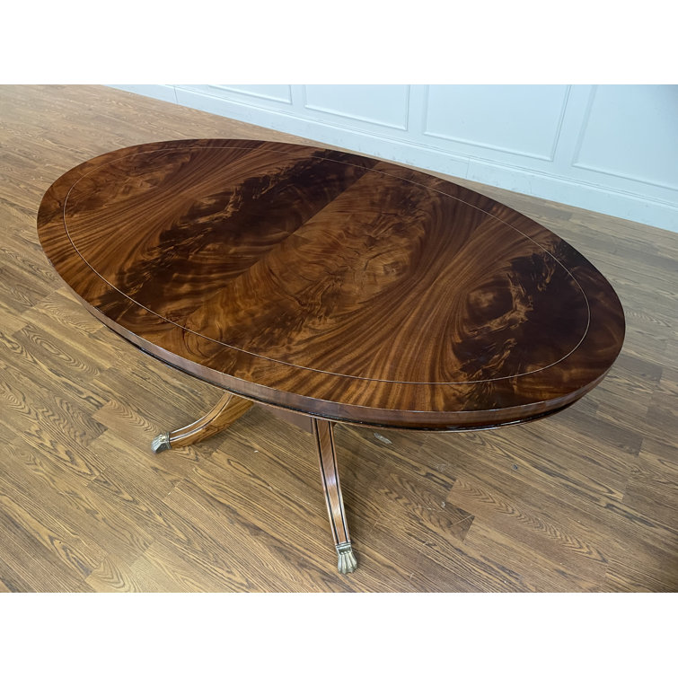 Leighton Hall Furniture Oval Dining Table | Perigold