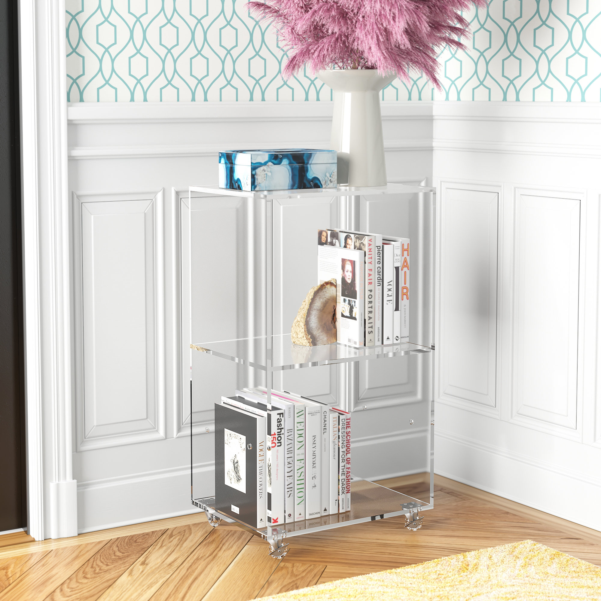 Etta Avenue™ Ciera Plastic Cube Bookcase & Reviews | Wayfair