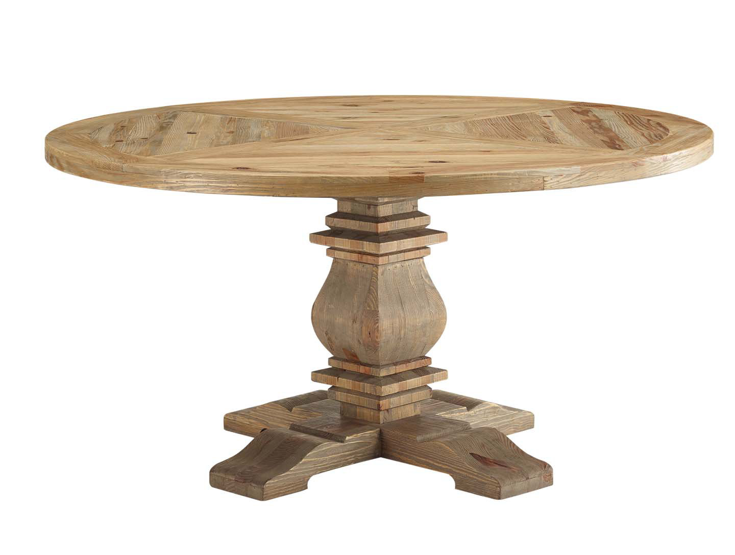 Modway The Barn Wild Hen Round Pine Wood Dining Table & Reviews | Wayfair
