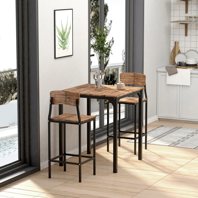 17 Stories 2 - Person Counter Height Dining Set,Bar Table Set,Kitchen ...