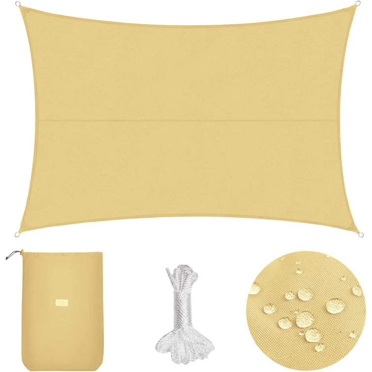 Sekey 3m x 5m Rectangular Shade Sails | Wayfair.co.uk