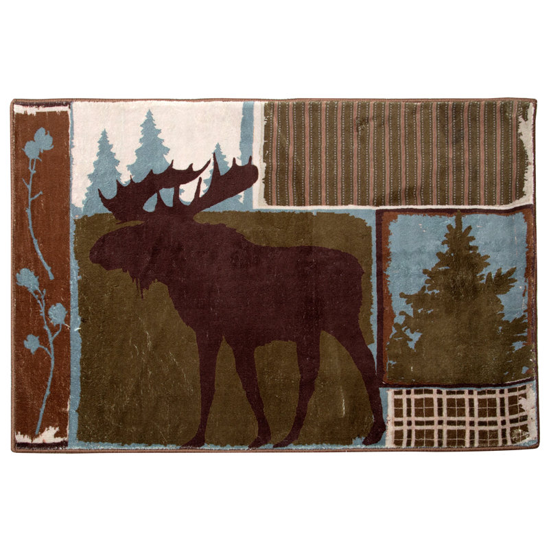 Carstens Inc. Moose Kitchen Mat | Wayfair