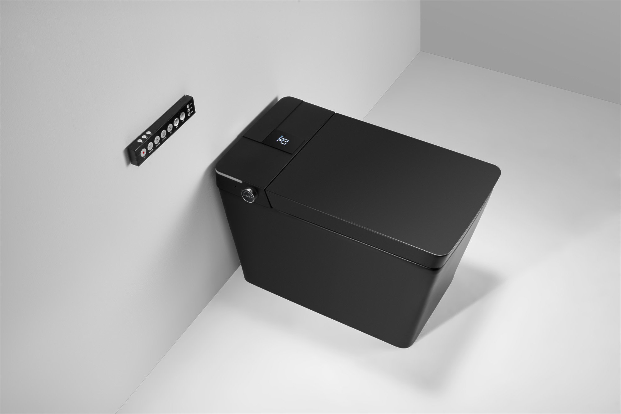 LOONGFIELD Multifunctional Flat Square Smart Toilet With Automatic ...