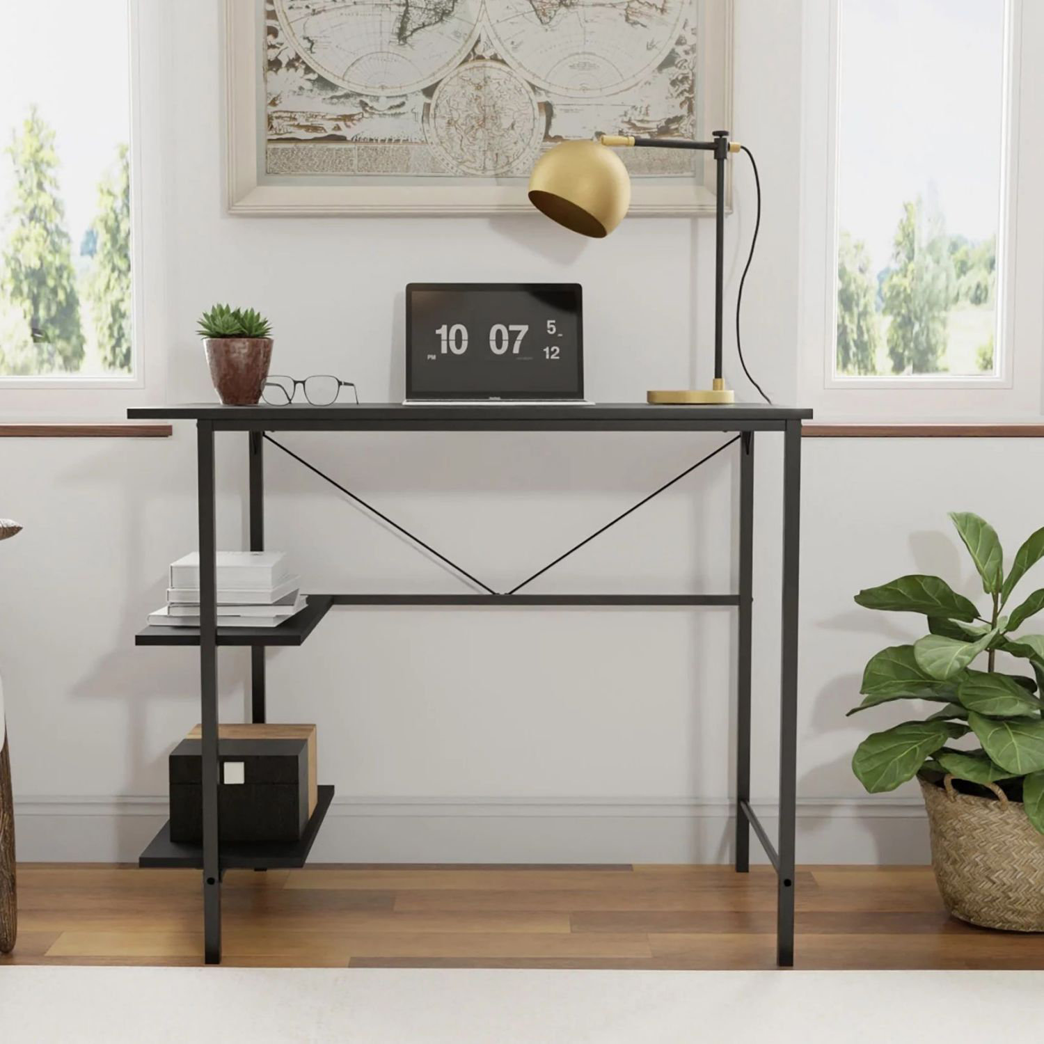 AKLOV 30 inch Tall Storage Desk | Wayfair