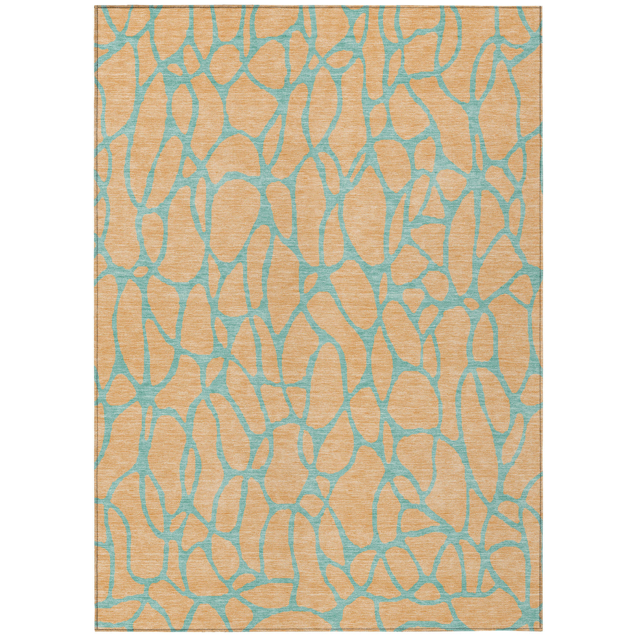 HomeRoots Rectangle Machine Woven Area Rug | Wayfair