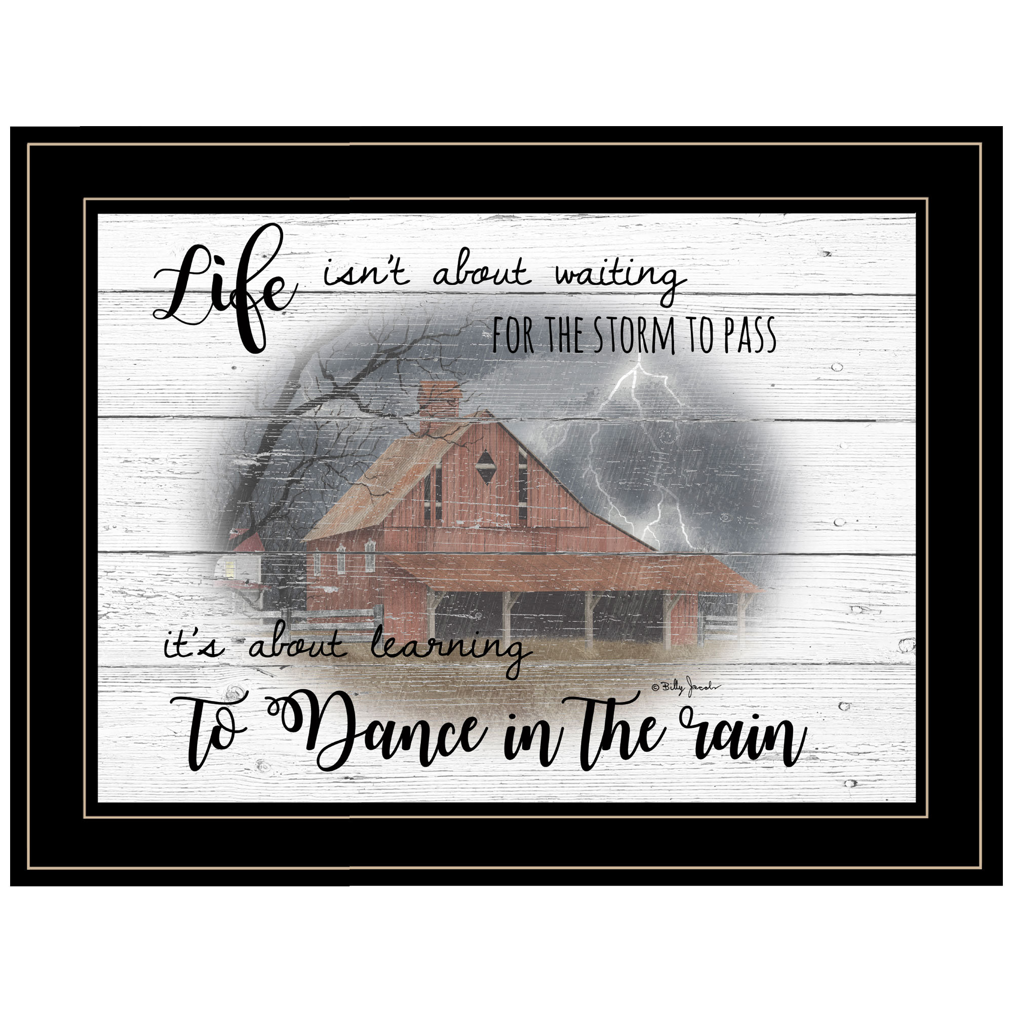 August Grove Storm Dance Framed Wall Art for Living Room, Home Wall ...