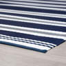 Breakwater Bay Monee Striped Navy/White Indoor/Outdoor Area Rug ...