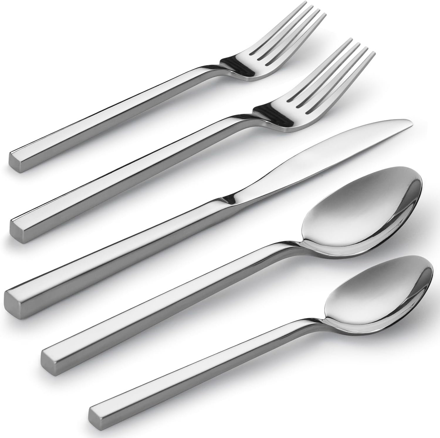 XY 20 Piece Forged Silverware Set Stainless Steel Tableware Set | Wayfair