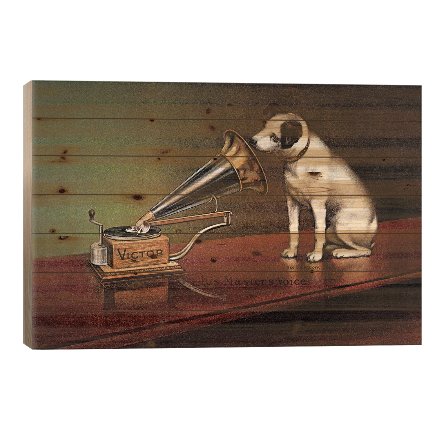 Red Barrel Studio® RCA Victor Trademark - Unframed Graphic Art on Wood ...