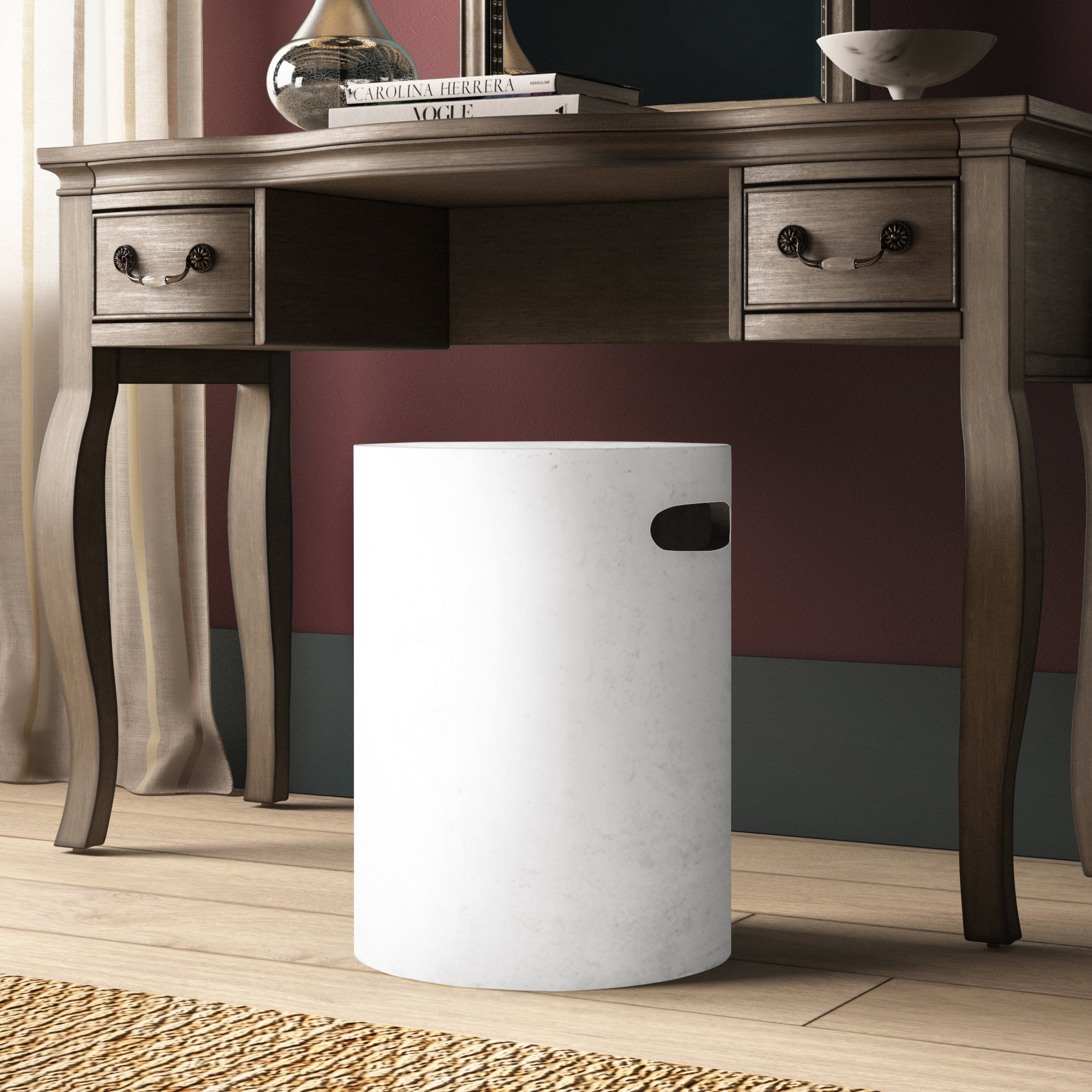 Trent Austin Design® Quigley Cylinder Stool | Wayfair