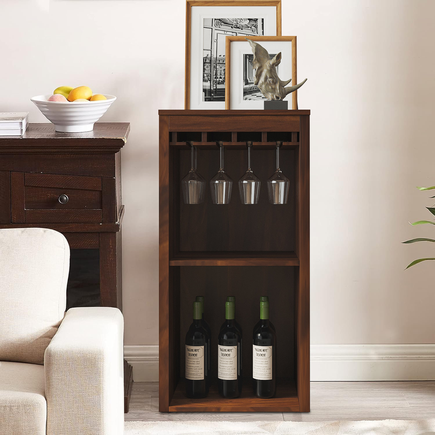Latitude Run® Kertrina 17.81 Bar Cabinet | Wayfair