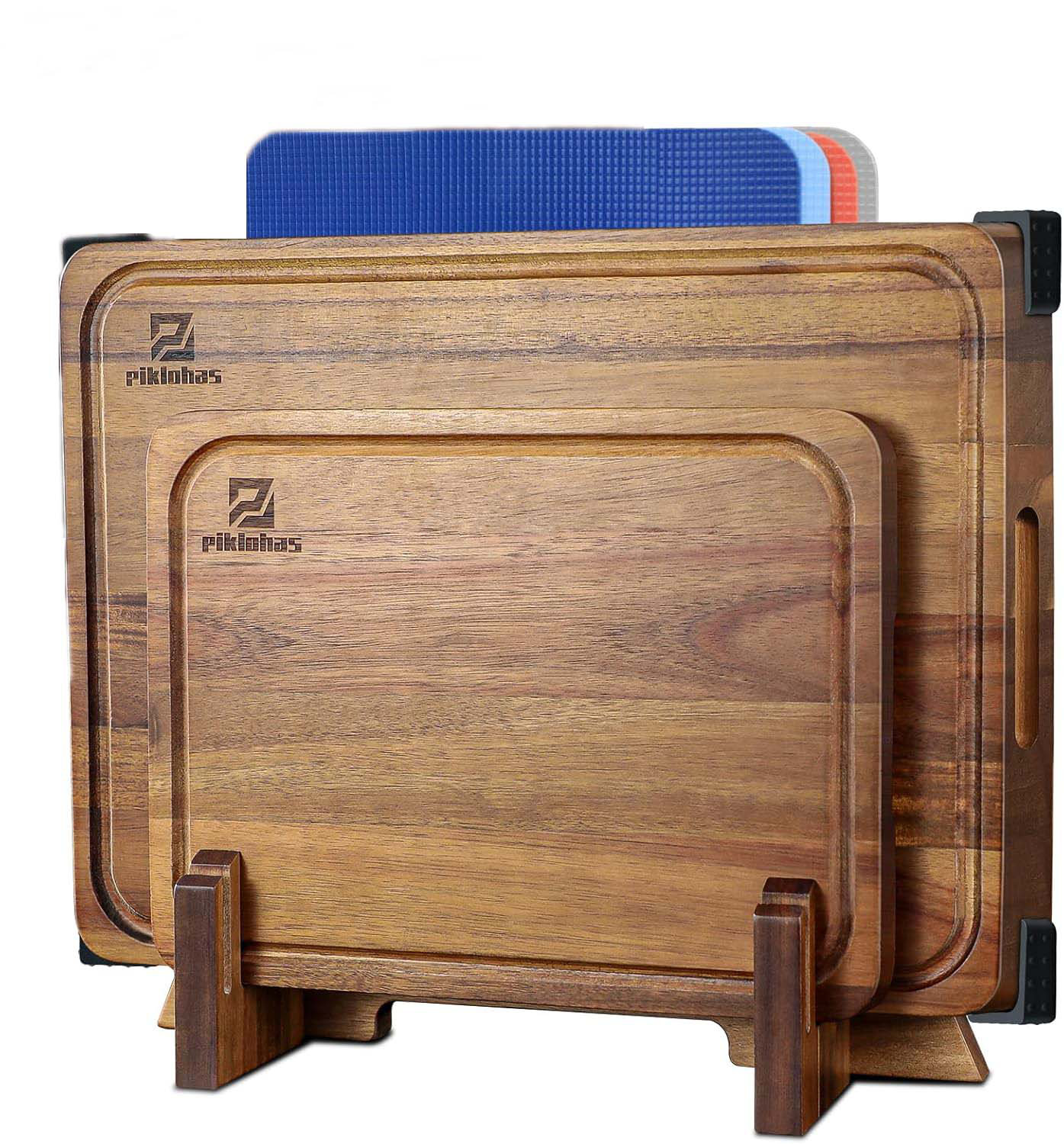 Inlij Cutting Boards Large, Wood Charcuterie Chopping Board - Wayfair ...