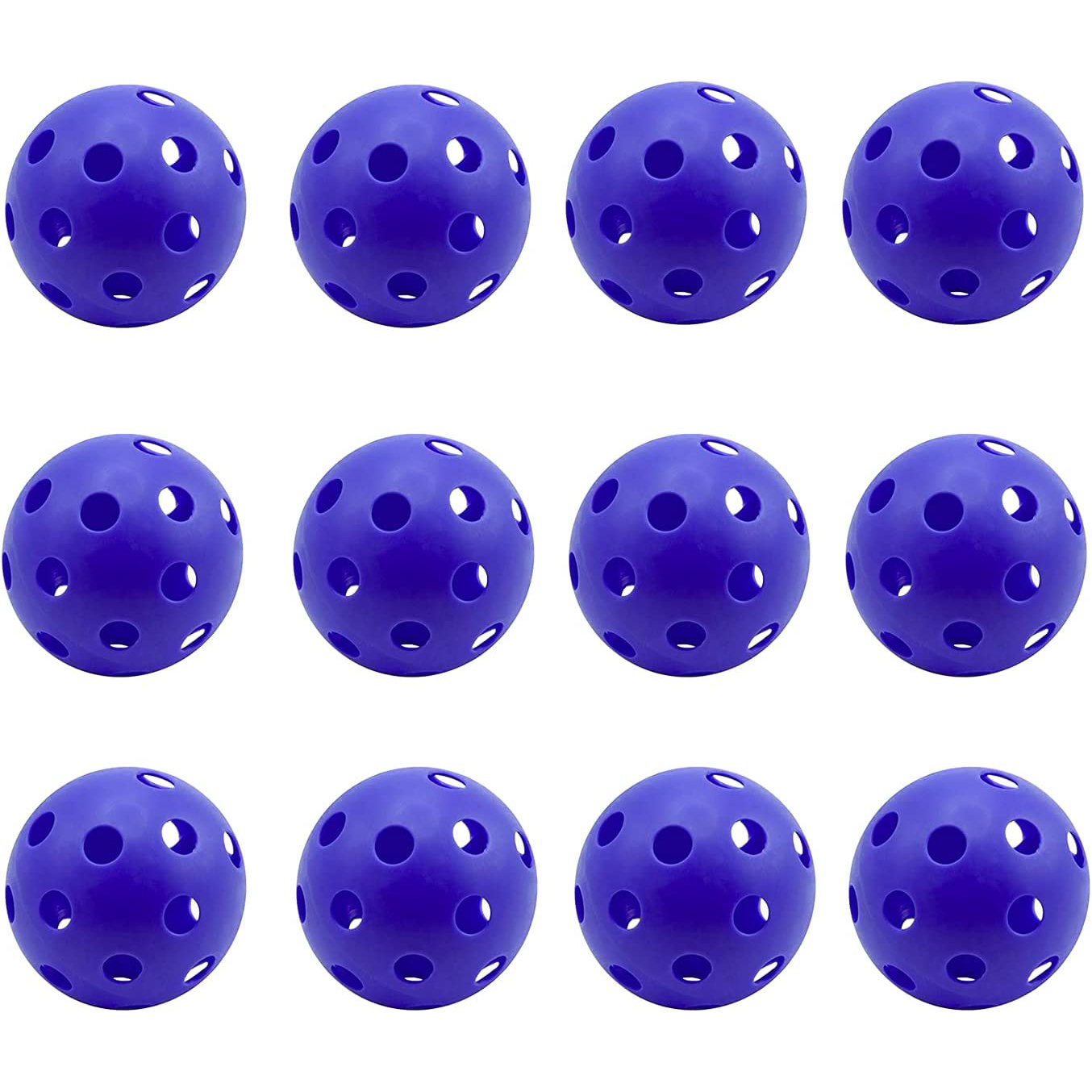 GSE Games & Sports Expert GSE 12-Pack Plastic Practice Golf Balls of Airflow Hollow,Training ...