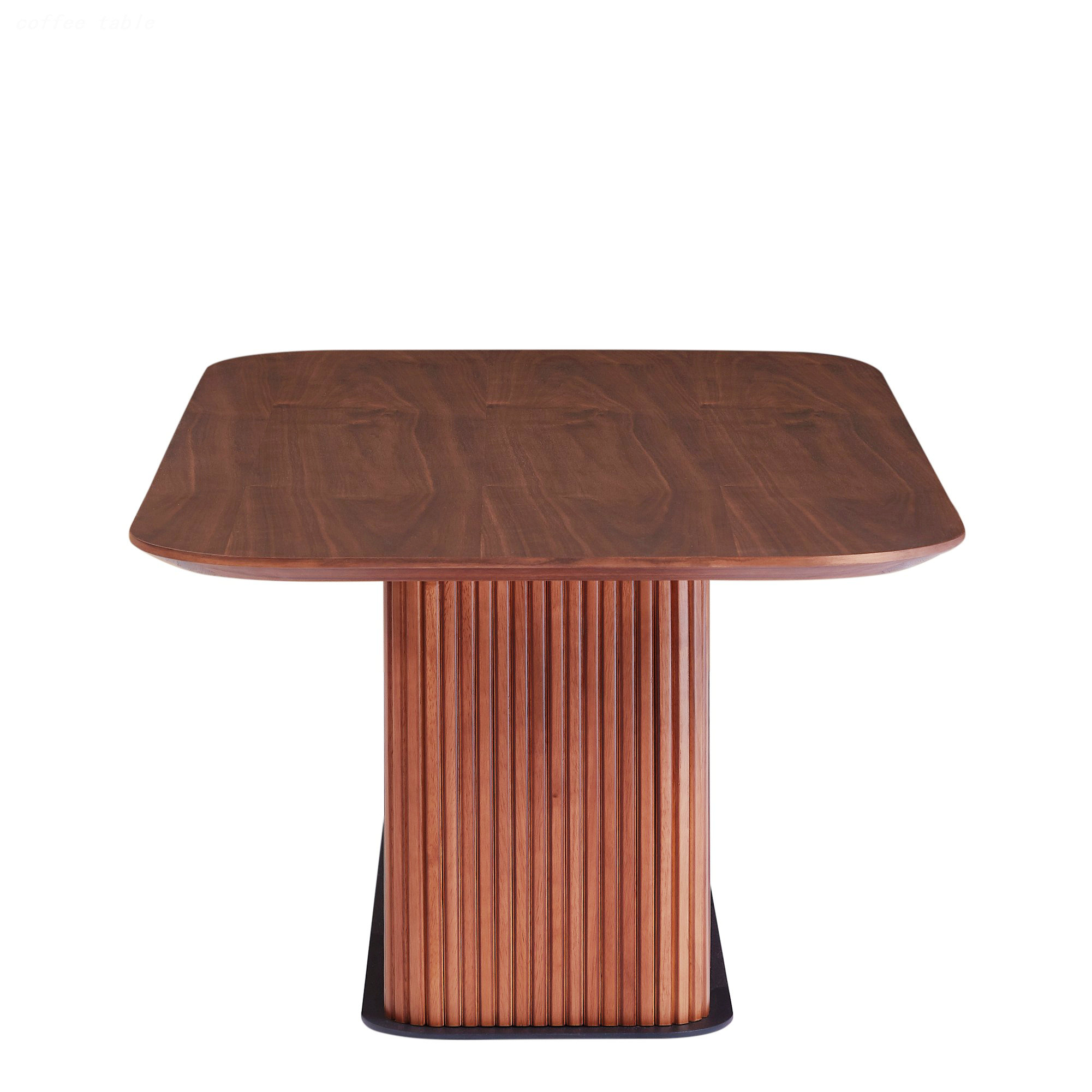 Hokku Designs Coffee Table, Rectangular Accent Table With Metel Feet ...