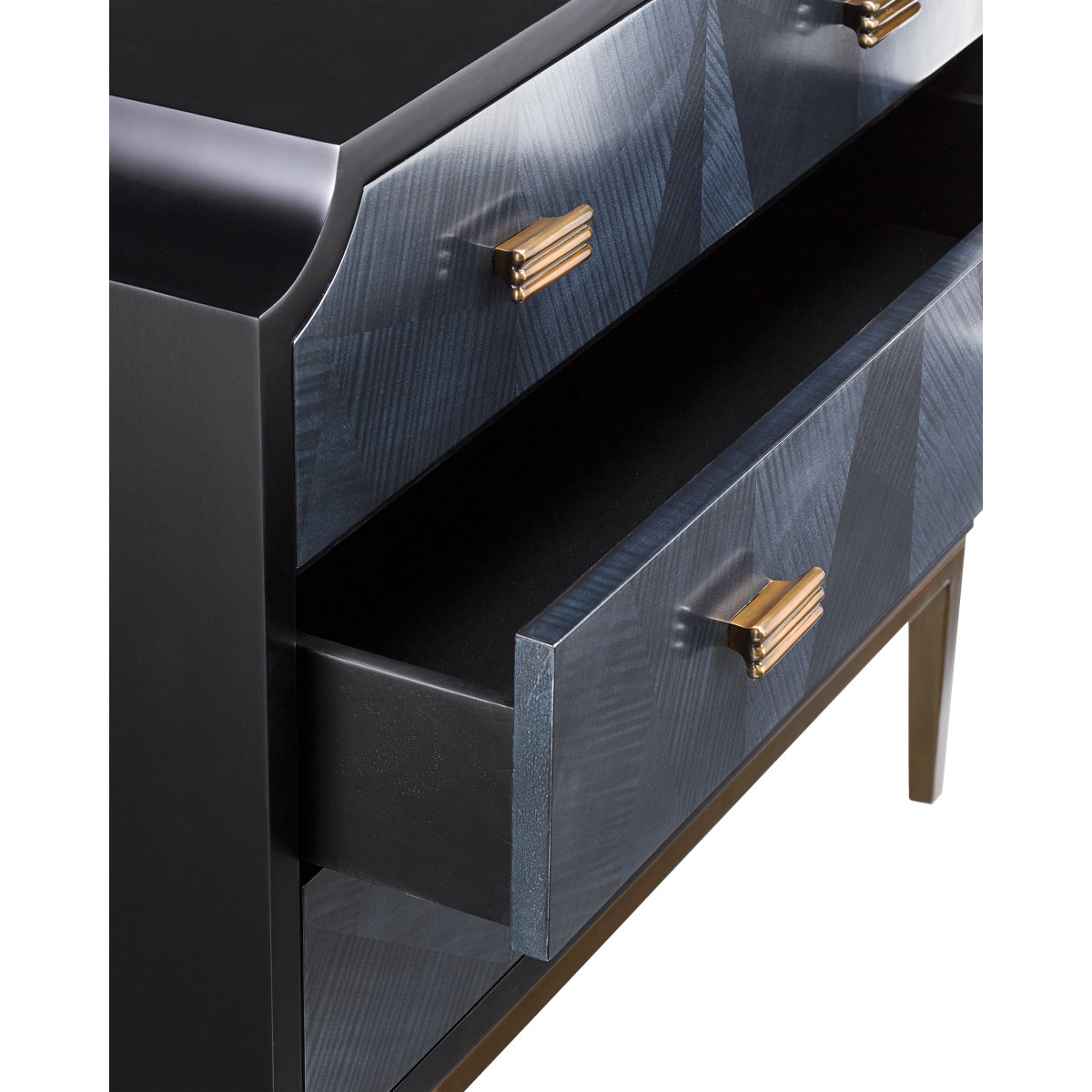Currey & Company Kallista 3 Drawer Accent Chest | Perigold