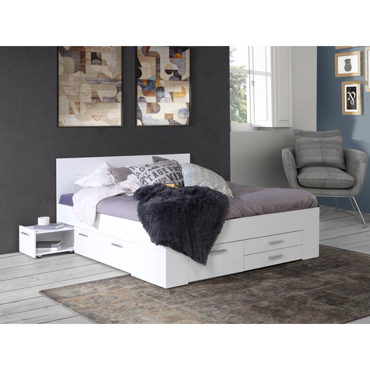 Wade Logan Lear European Kingsize (160 x 200cm) Bed Frame | Wayfair.co.uk