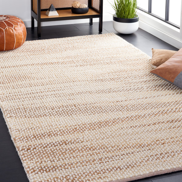 Wade Logan® Charvik Handmade Area Rug in Natural/Beige | Wayfair