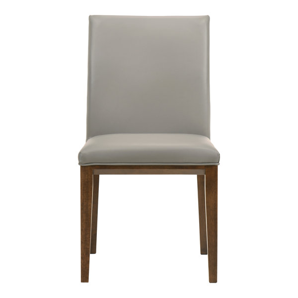 Joss & Main Arden Genuine Leather Solid Back Side Chair & Reviews | Wayfair