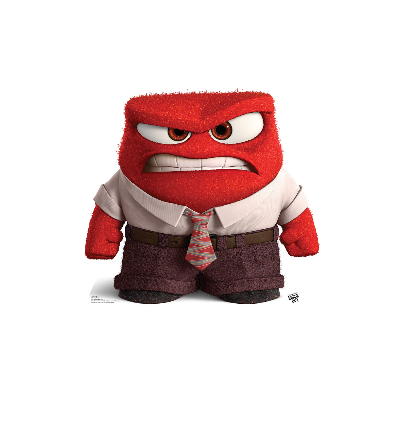 Advanced Graphics Disney Pixar Inside Out Anger Life Size Cardboard ...