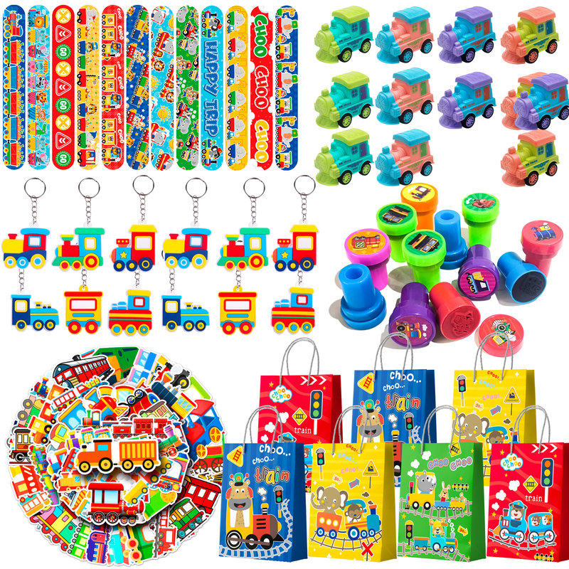 Ebern Designs Train Party Supplies,110pcs Train Themed Birthday Party ...