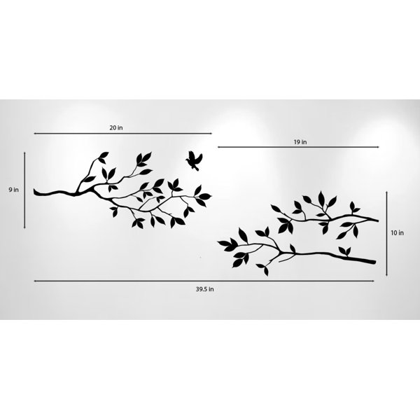 Isabelle & Max™ Tree Branches with Birds Wall Decal & Reviews | Wayfair