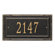 Whitehall Products Gardengate Personalized Grande 1-Line Wall Address ...