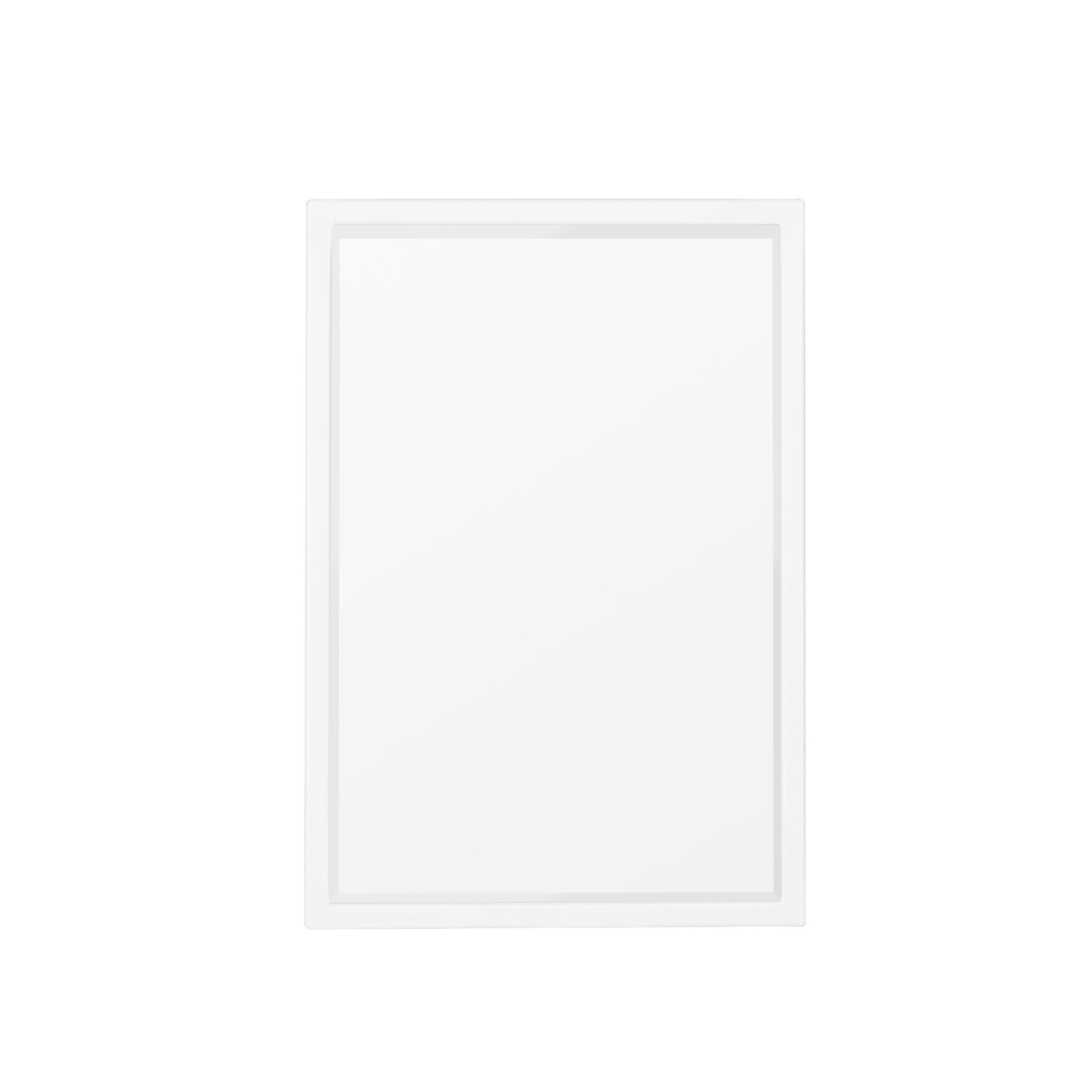DecoMust 12.6"x9" Stainless Steel 18 Gauge White Cream Rectangular ...