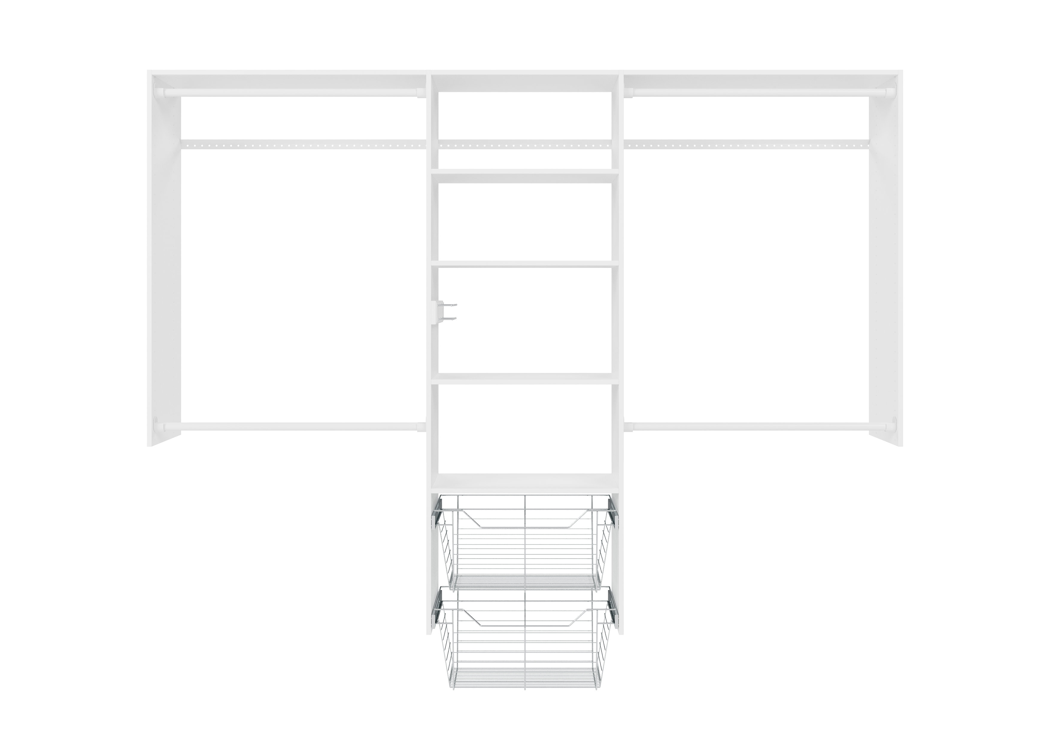 Dotted Line™ Grid Entryway Closet System - Wayfair Canada