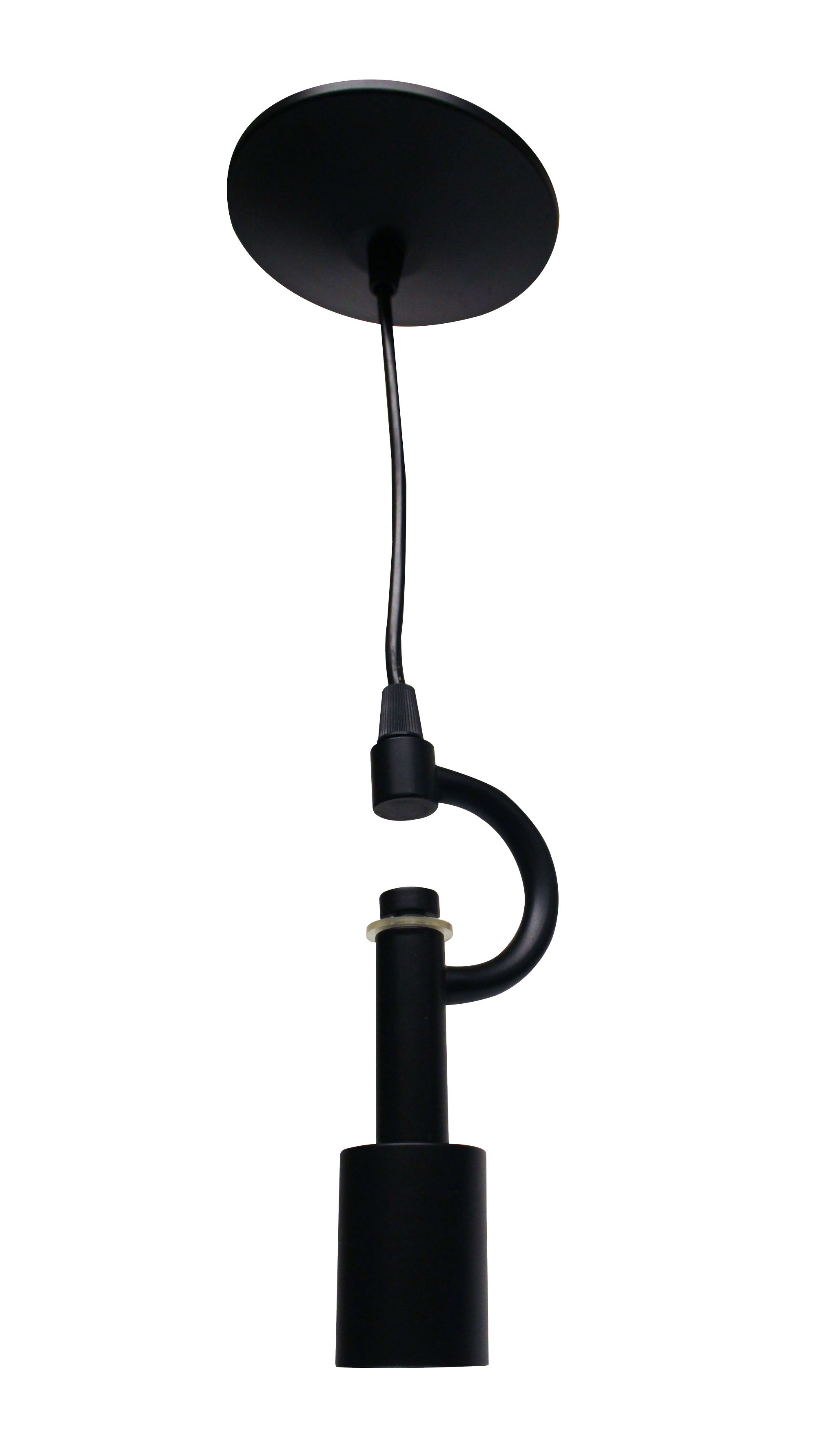 Cloth & Wire Satin Black Pendant Light Fixture for 3 Lights with Fabric ...