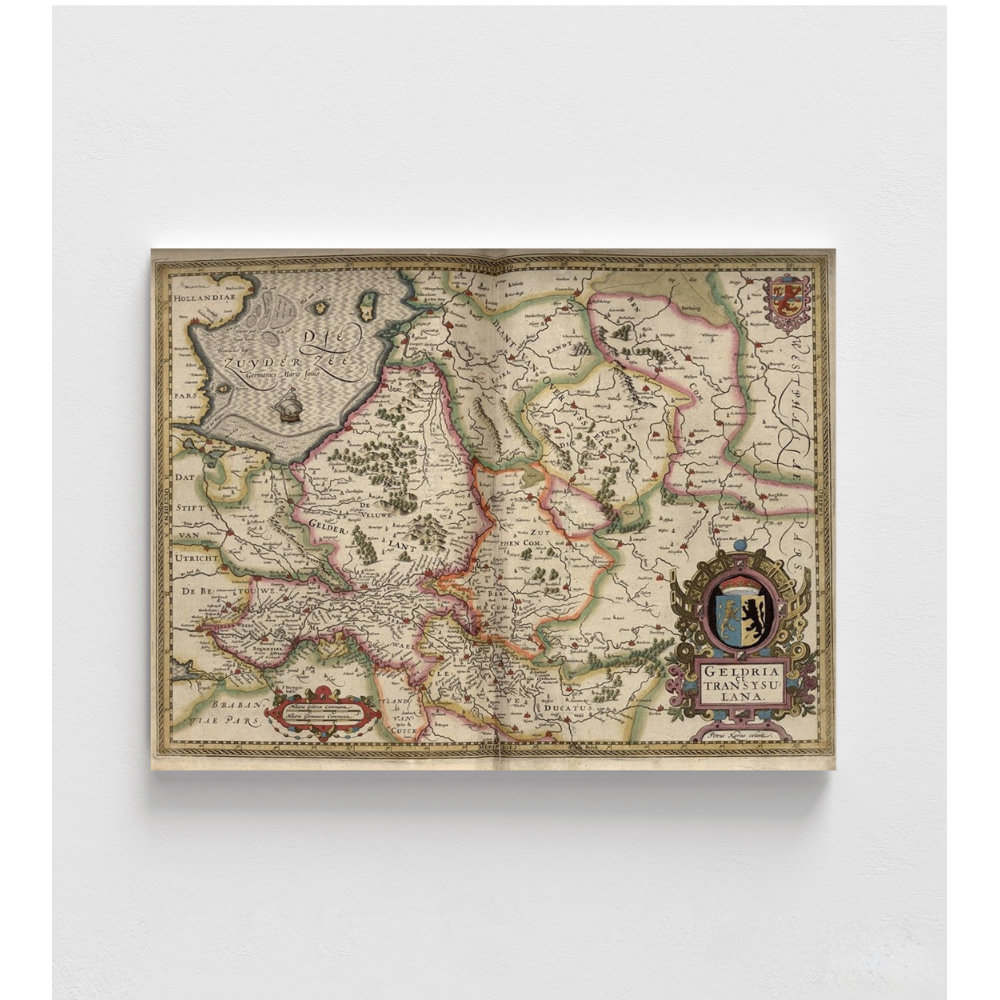 WeFrameArt Map Of Transylvania Roumania, Antique Romania Map Print ...