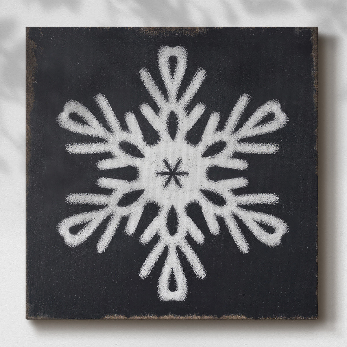 The Holiday Aisle® Chalkboard Snowflake III | Wayfair