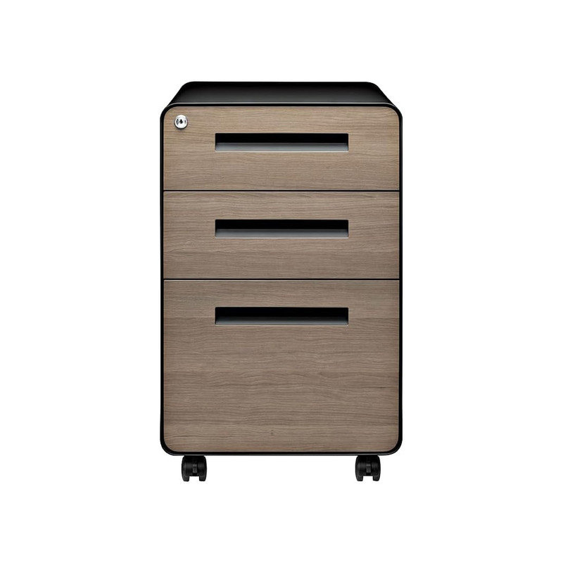 Latitude Run® Furniture Stockpile 3 Drawer File Cabinet with Lock ...