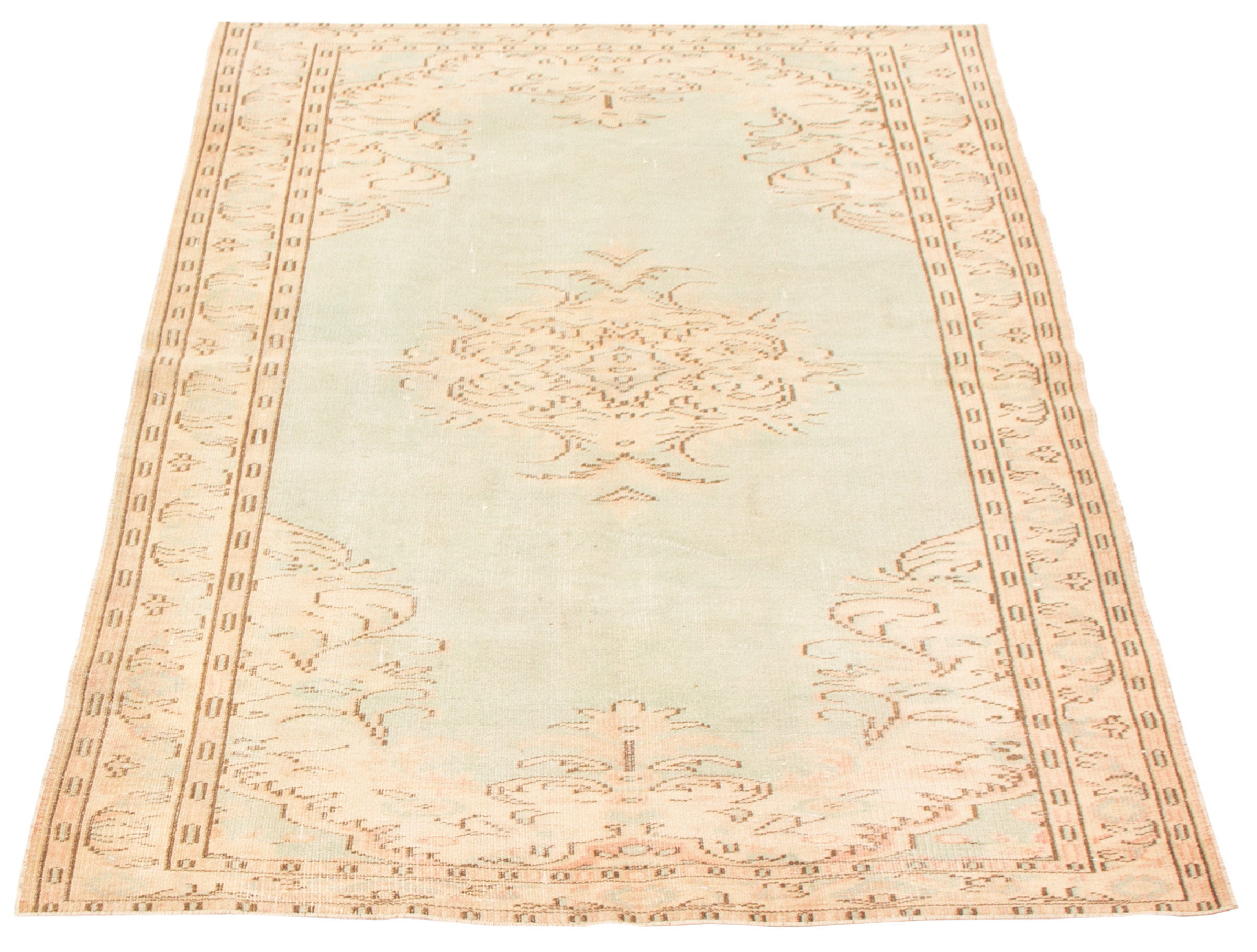 ECARPETGALLERY Melis Vintage Light Green Rug 5'1" X 8'2" - Wayfair Canada
